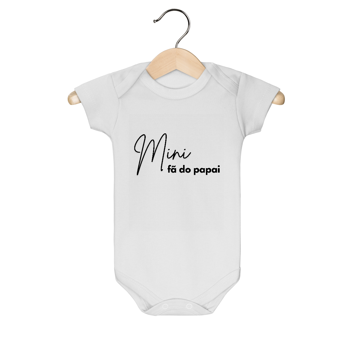 Body Infantil mini fã papai R$69,90 em Amorink