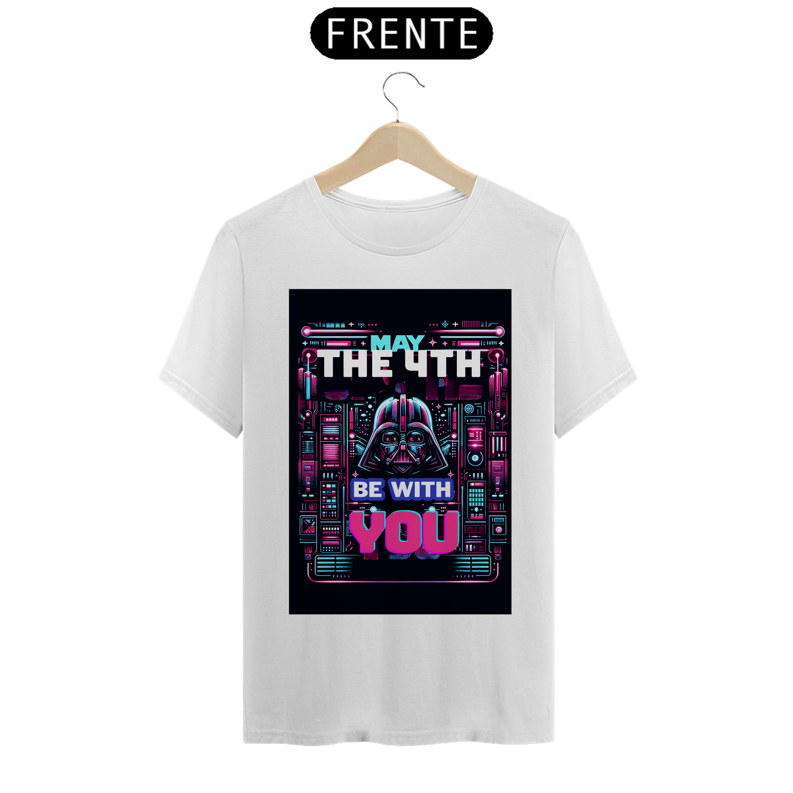 T-Shirt Prime Cyber Vader - May the 4th / Prime em Quantum Quirk Clothing